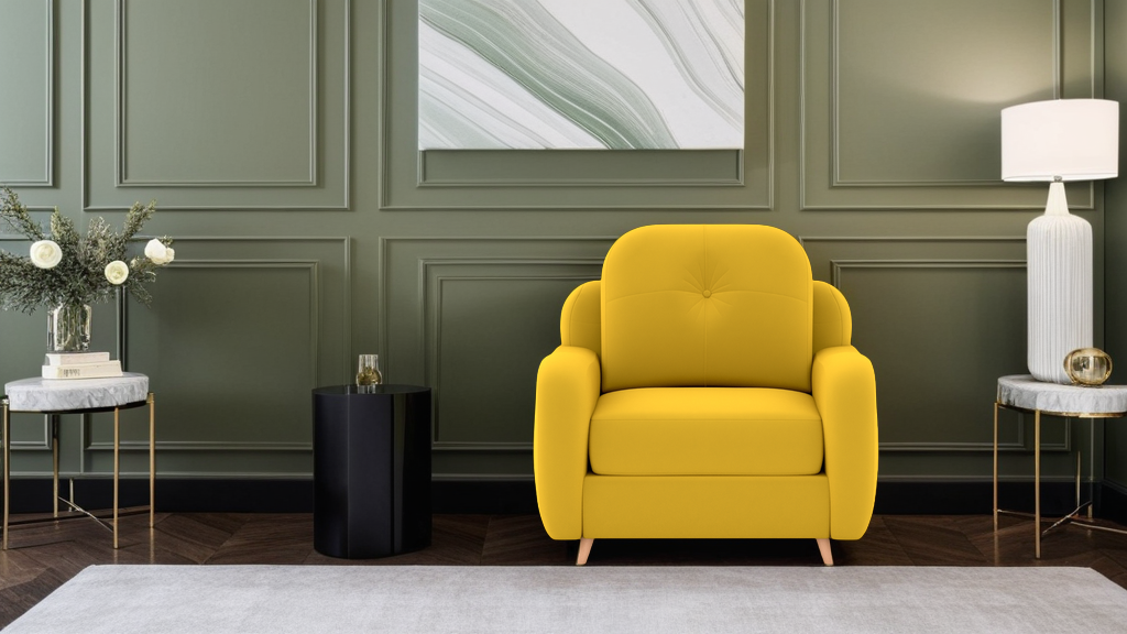 Buy Scott Single Seater Fabric Sofa – SOFAAB.COM